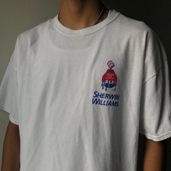 Vintage | Shirts | New Sherwin Williams Drip Logo Tee Shirt Xl | Poshmark